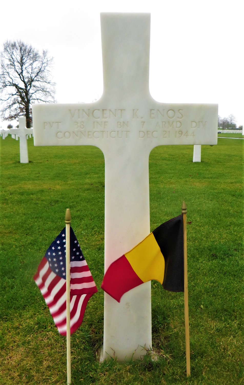 PRIVATE VINCENT KENNETH ENOS; U.S. ARMY – Honor Norwalk CT veterans