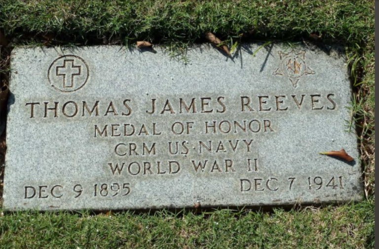 CHIEF RADIOMAN THOMAS JAMES REEVES; U.S. NAVY – Honor Norwalk CT veterans