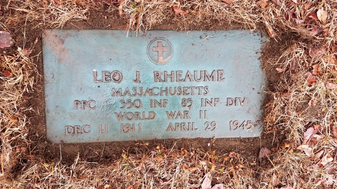 PRIVATE FIRST CLASS LEO JOSEPH RHEAUME; U.S. ARMY – Honor Norwalk CT ...