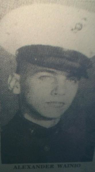 PRIVATE FIRST CLASS ALEXANDER GEORGE WAINIO; U.S. MARINE CORPS – Honor ...