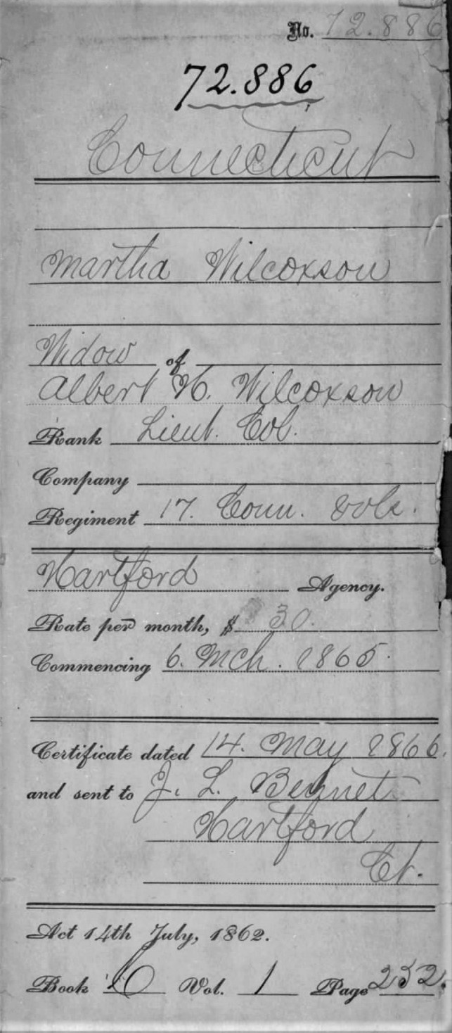 LIEUTENANT COLONEL ALBERT H. WILCOXSON – Honor Norwalk CT veterans