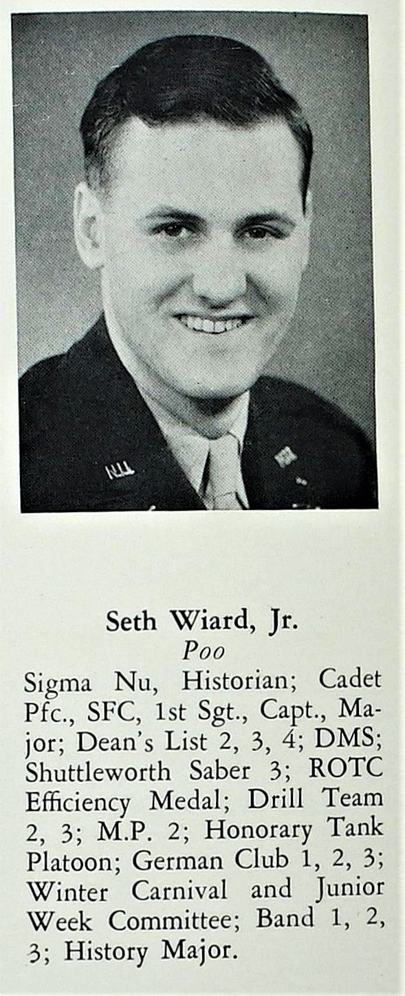 COLONEL SETH WIARD JR.; U.S. ARMY – Honor Norwalk CT veterans