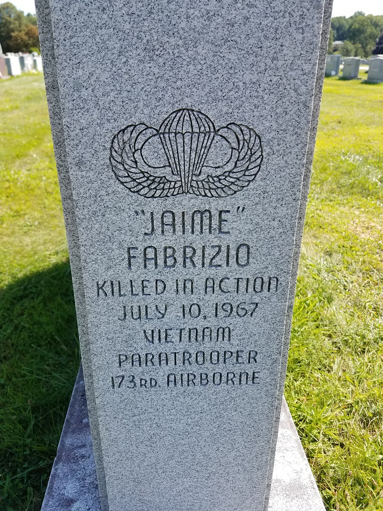 PRIVATE FIRST CLASS JAMES “JAMIE” THOMAS FABRIZIO, U.S. ARMY – Honor ...