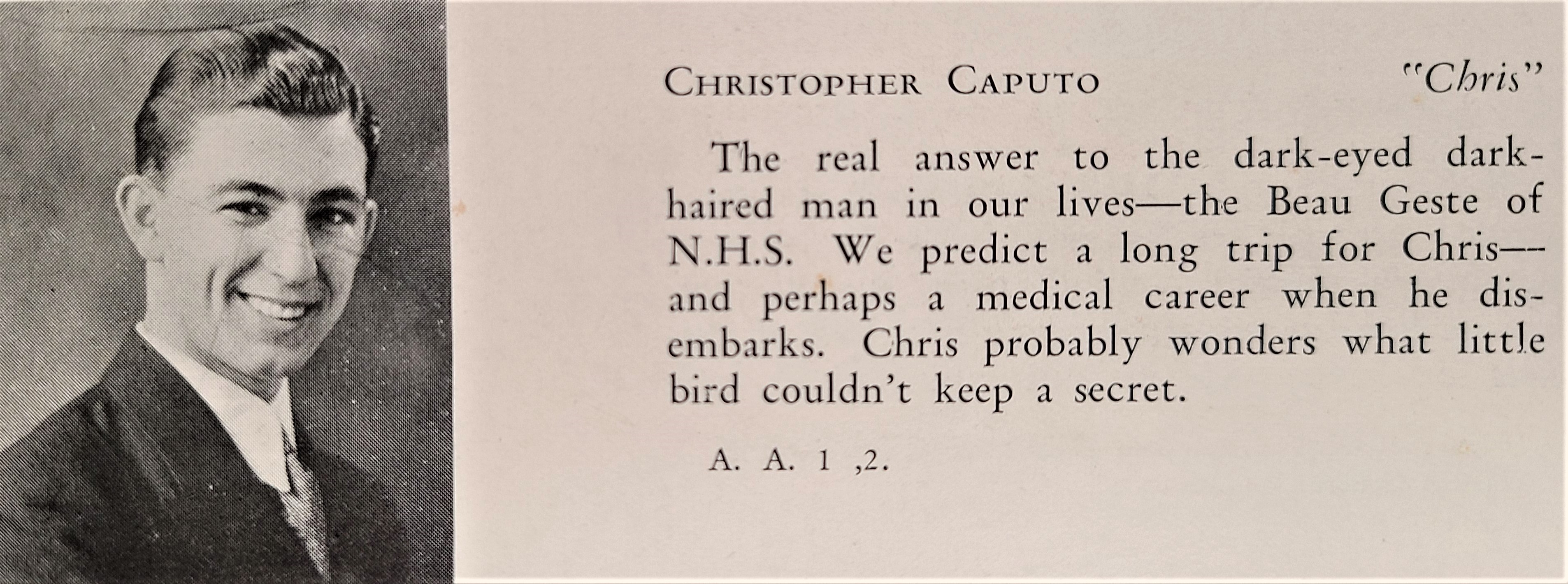 LIEUTENANT COLONEL CHRISTOPHER PETER CAPUTO; U.S. ARMY – Honor Norwalk ...