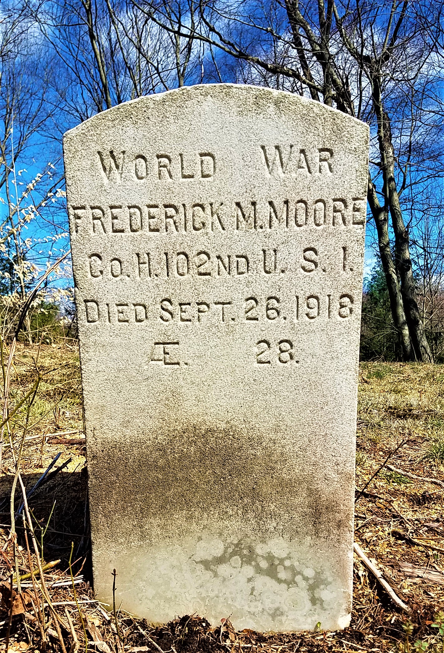 SERGEANT FREDERICK MORTON MOORE; U.S. ARMY – Honor Norwalk CT veterans