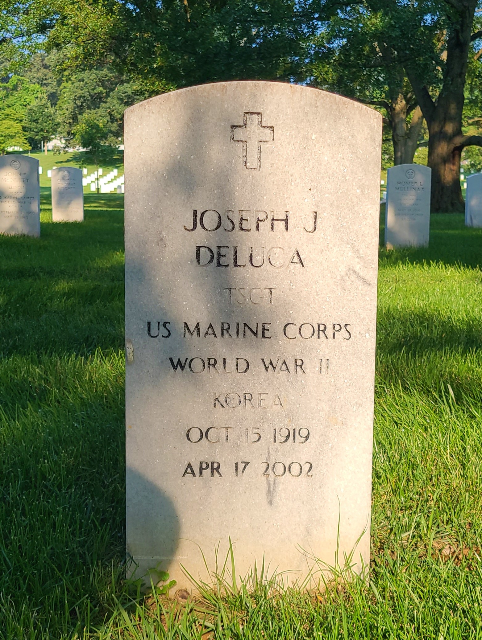 GUNNERY SERGEANT JOSEPH JOHN DELUCA, SR.; U.S. MARINE CORPS – Honor ...